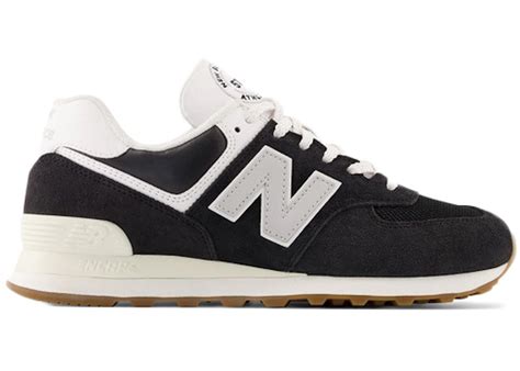 New Balance 574 Black White Gum Mens U574ug2 Us