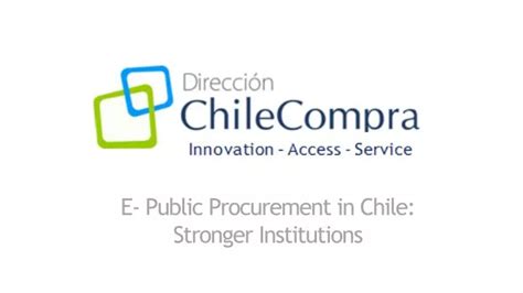 Ppt Strengthening Public Procurement Institutions In Chile Powerpoint
