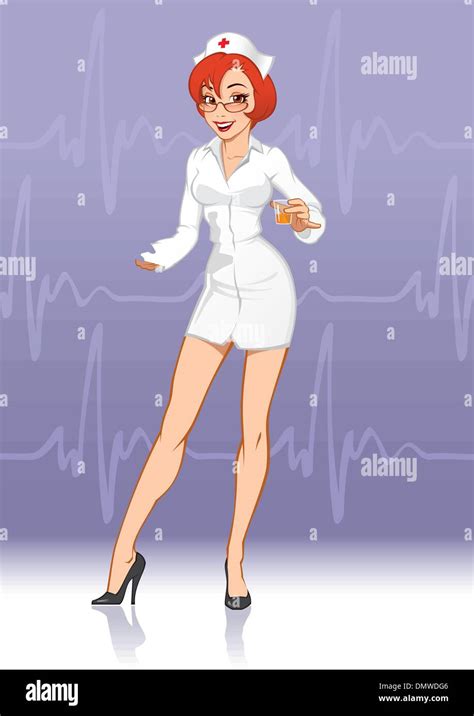 Nurse With Medication Stock Vector Image And Art Alamy