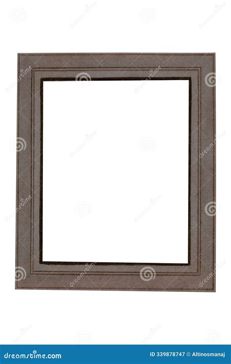 Gray Paper Frame Paper Photo Cardboard Vintage Old Antique Overlay