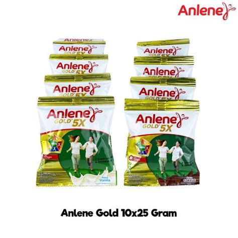 Jual Anlene Gold Sachet Isi 10pcs Susu Anlene Tinggi Kalsium Susu