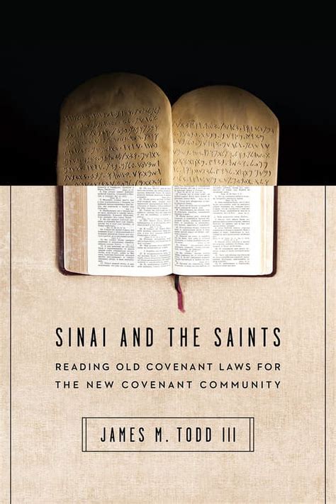 Sinai And The Saints Reading Old Covenant Laws For The New Covenant