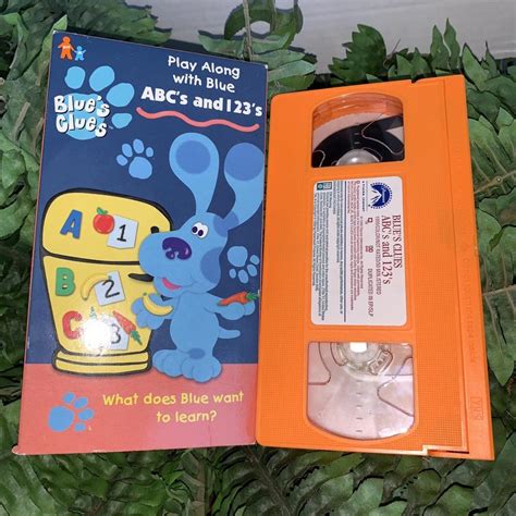 Blues Clues Abcs And 123s Vhs Kpolm