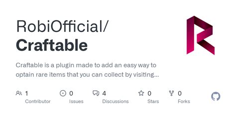 GitHub RobiOfficial Craftable Craftable Is A Plugin Made To Add An Easy Way To Optain Rare