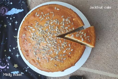 Ripe Jackfruit Cake Mildly Indian