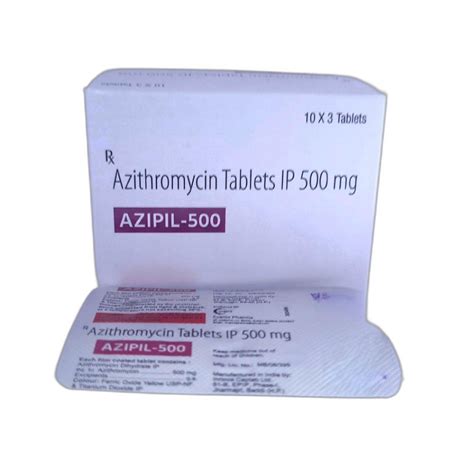 Azithromycin 500 Mg Tablets At Rs 792strip Of 3 Tablets Anti Acne