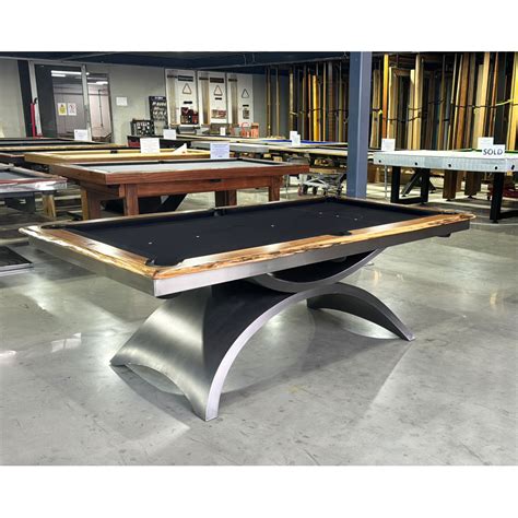 7 Foot Slate Double Moon Pool Table