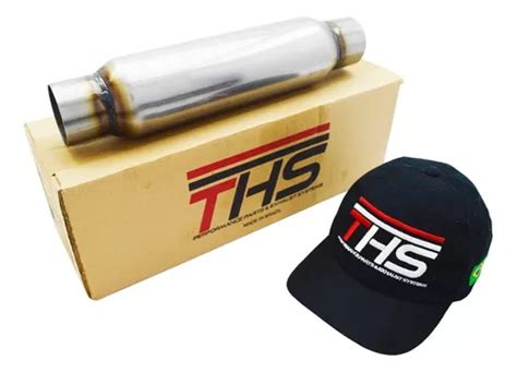 Abafador Escapamento Universal Jk Ths Inox 25 Pol 300mm Parcelamento Sem Juros