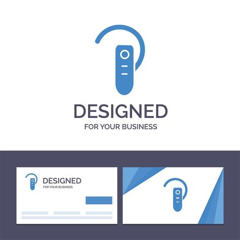 Creative Business Card And Logo Template Accessory Bluetooth Ear