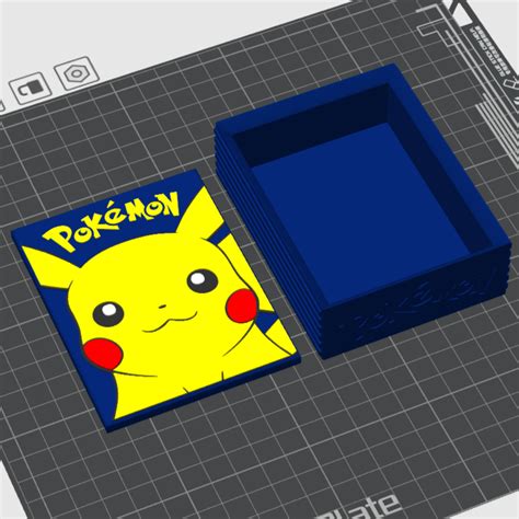 Stl File Pokemon Card Box Picachu 🐉 ・3d Print Design To Download・cults