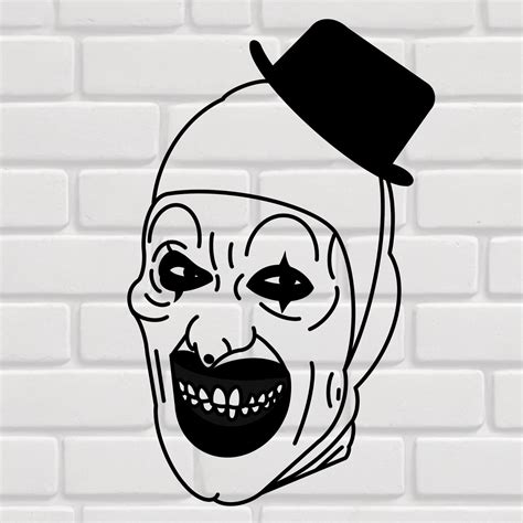 Art The Clown Svg For Cricut And More Etsy