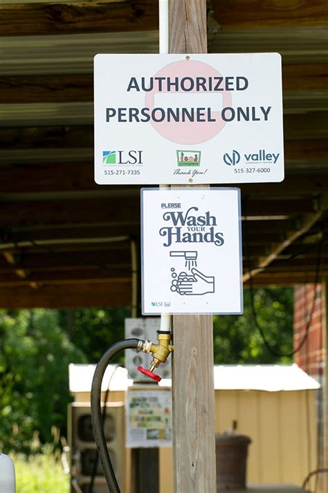 Farm Wash Station Signs Ised Solutions