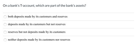 Solved A Decrease In The Discount Rate Bank Reserves And The