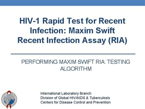 hiv1 rapid test for recent infection maxim swift