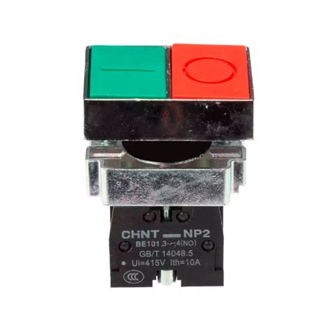 Pulsador Start Stop 22mm Base Metálica Chint Ingecom Eléctricos Sas