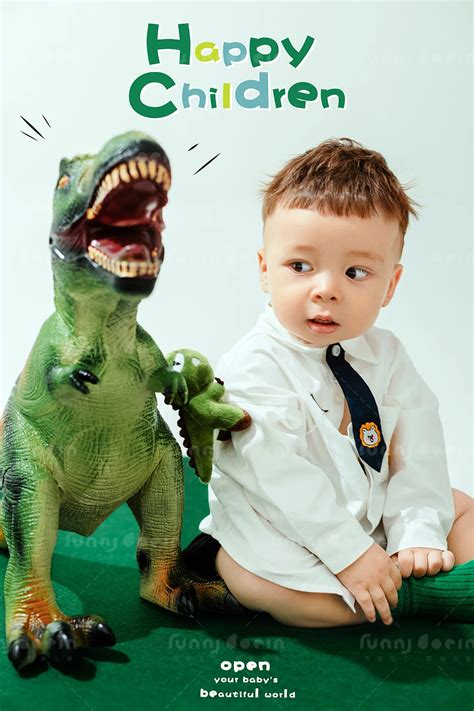 侏罗世纪 1~3岁宝宝 芳妮豆丁儿童摄影 专业拍摄百天照宝宝照全家福亲子照满月照周岁照婴儿照孕妈照外景照艺术照