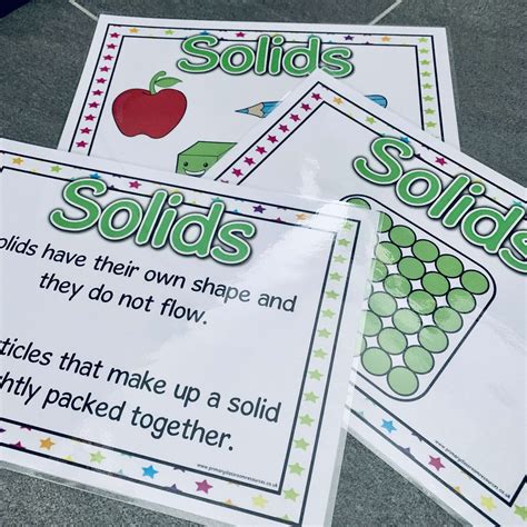 Solids Liquids And Gases Display Pack Primary Classroom Resources
