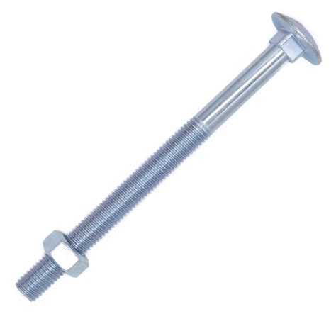 Unifix Zinc Plated Coach Bolts And Nuts M10 X 180mm Tradefix Direct
