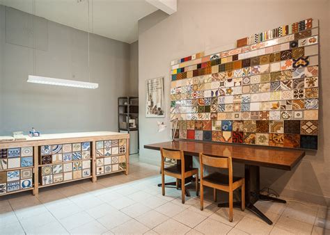 Lisbon Tile Trader Uses Vintage Stock To Pattern Shop Walls