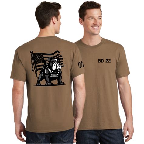 Custom Military Shirts Personalized Coyote Brown Squadron Shirts