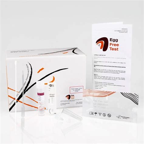 Egg Free Test Rapid Food Allergen Lateral Flow Test 30pack Benotech