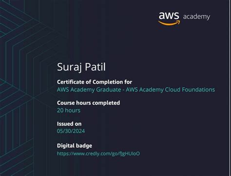 Suraj Patil On Linkedin Cloudcomputing Cloud Aws Careergrowth