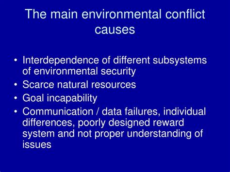 Ppt Sources Of Environmental Conflicts Powerpoint Presentation Free Download Id217308