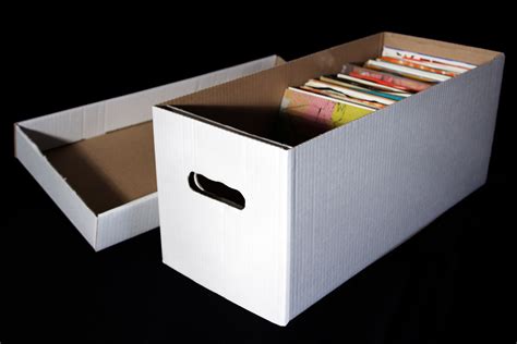 Cardboard Storage Boxes With Attached Lid