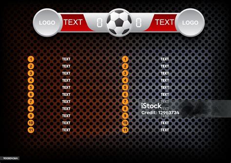점수 판 축구 디자인 스포츠 버튼 요소 축구 게임 벡터에 대 한 배너 0명에 대한 스톡 벡터 아트 및 기타 이미지 0명 Championship 경기 스포츠 Istock