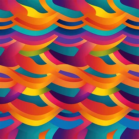Premium Photo Colorful Wave Curves Background