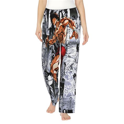 Baki The Grappler Women Pajama Pants Full Print Casual Drawstring