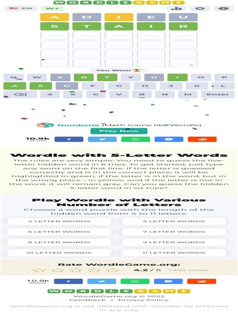 5 Letter Words Wordle Play Online Pdf