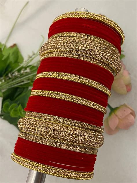 Latest Indian Bangles Set Bridal Bangles Velvet Bangles Bridal Bangles Metal Bangles Bridal
