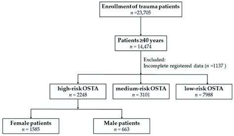 A Flow Chart Presenting The Grouping Of Patients With A High Risk Download Scientific Diagram