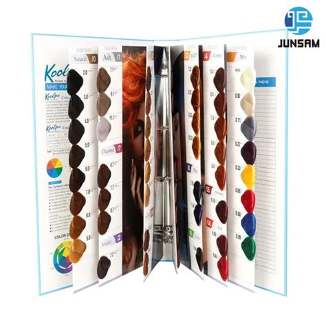 Manufacturer Hair Swatches Color Palette Colorant Dye Chart For Bleach
