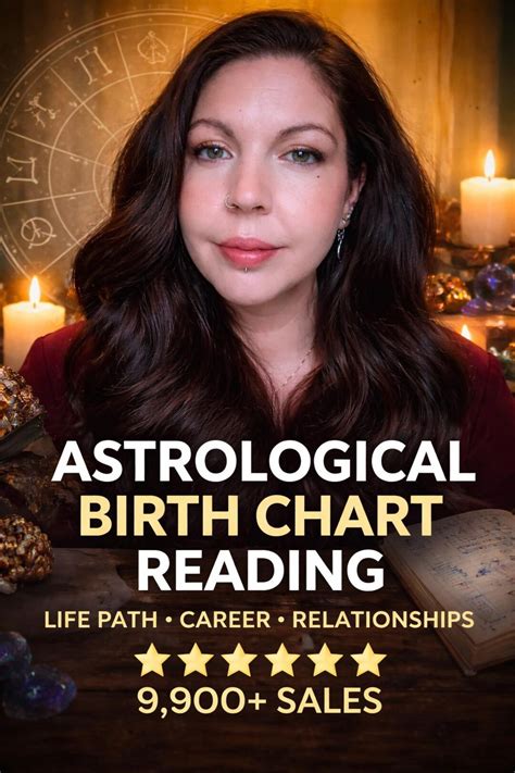 Astrological Birth Chart Reading Life Path Career And Relationships Etsy