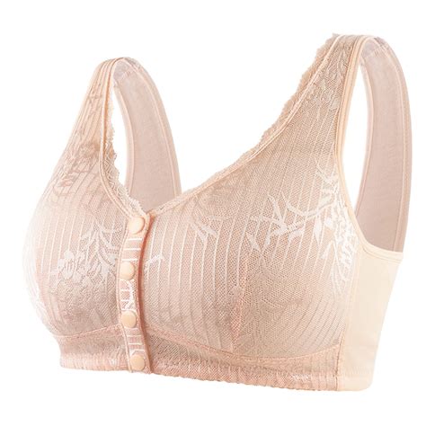 Jgtdbpo Wireless Bras For Women No Underwire Bras Embroidered Glossy