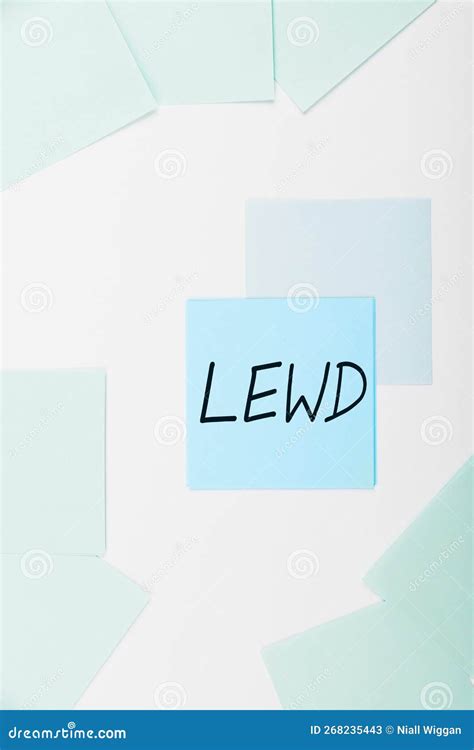 Conceptual Display Lewd Internet Concept Filthy Crude And Offensive