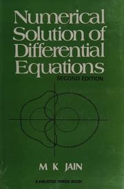 Numerical Solution Of Differential Equations Jain M K Mahinder Kumar Free