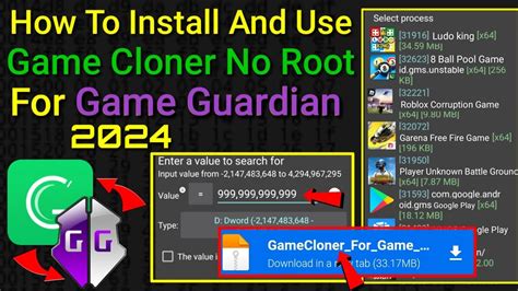 How To Install And Use Game Guardian in Game Cloner No Root Any Android || 2024 - YouTube