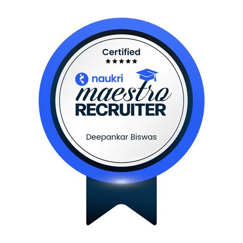 Deepankar Biswas On Linkedin Excited To Share My Latest Achievement Naukri Maestro Recruiter