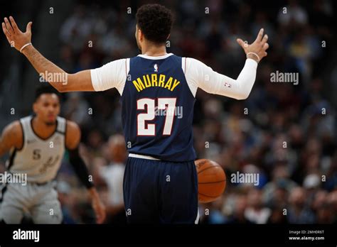 Denver Nuggets Guard Jamal Murray 27 In The Second Half Of An Nba Basketball Game Monday Feb