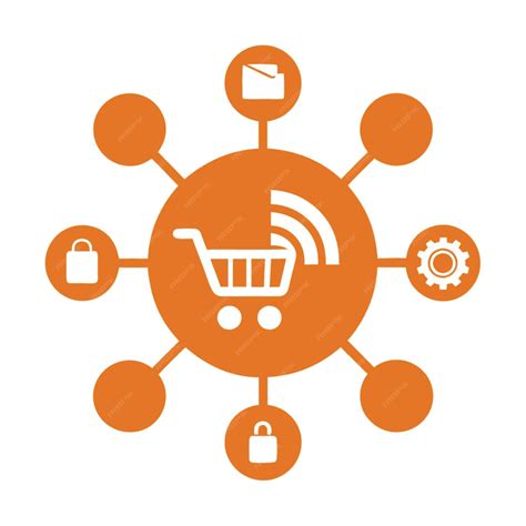 Premium Vector Technology Concept Flat Vector Style Illustration Featuring Ecommerce Design