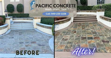 Before And After Images Concrete Staining