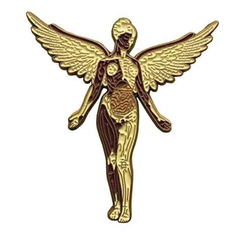 Nirvana Angel In Utero Enamel Pin Indie Vinyl Den