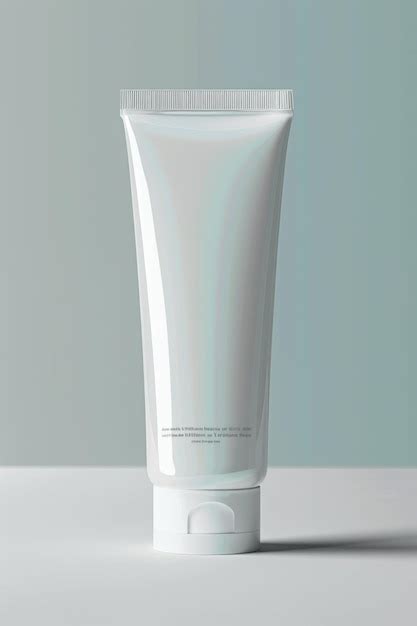 A Tube Of Toothpaste Sitting On A Table Premium Ai Generated Image