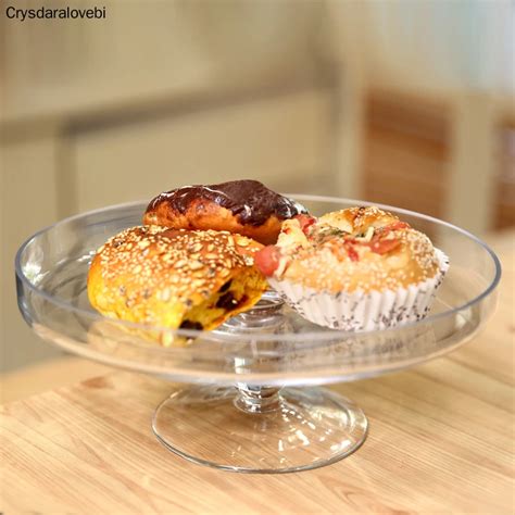 Nyugati Stílusú Torta Tálca Átlátszó Üveg Takaró Üveg Tálcák Háztartási