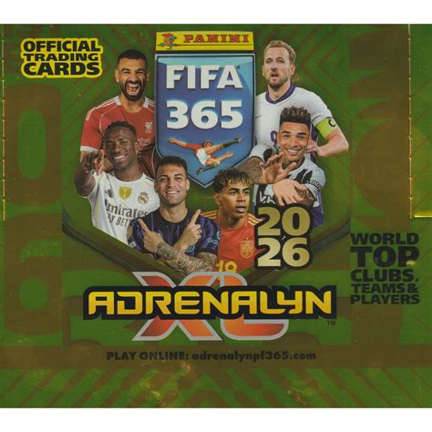 Joc De Cărți Set Panini Fifa Adrenalyn Xl 2026 24 Plicuri X 6 Carduri