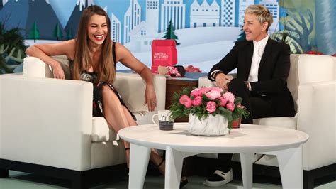 Watch Access Hollywood Interview Sofia Vergara Hilariously Stumbles Over Ellen Degeneres Word