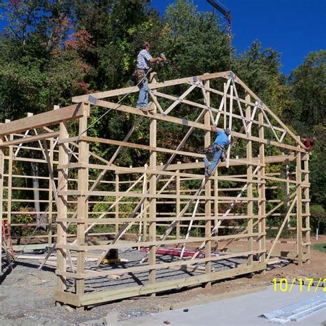 Pole Barn Post Frame Process Tam Lapp Construction Llc